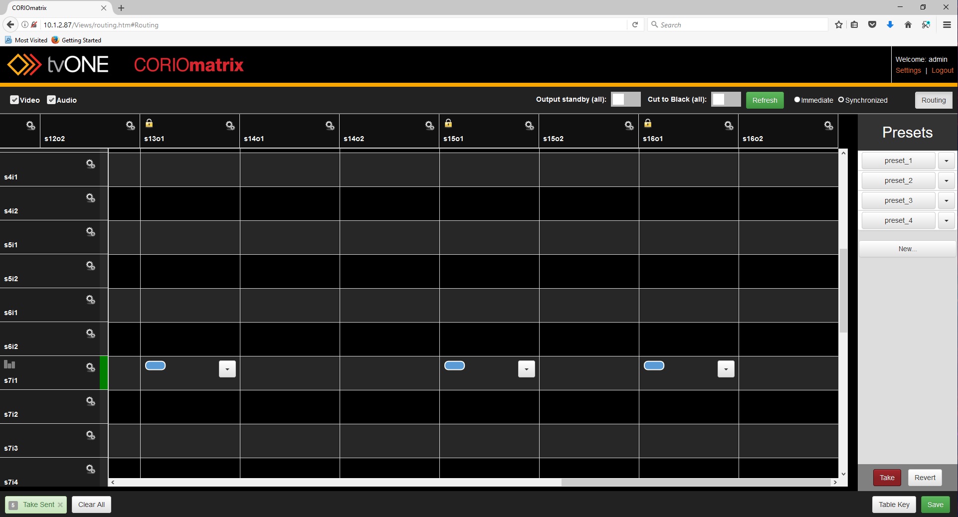 C3-310 CORIOmatrix mini Scaling Matrix Router - EgeRate Elektronik