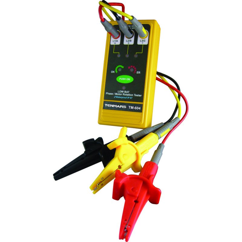 TM-604 3 Phase/ Motor Rotation Tester - EgeRate Elektronik